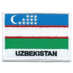 Uzbekistan - Iron On Patches