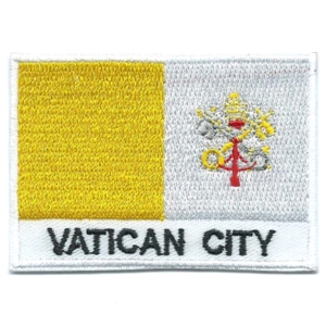 Vatican City Flag Patch - Iron On Patches